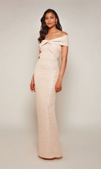 Formal Dress: 27613. Long, Off The Shoulder, Fit N Flare | Alyce Paris